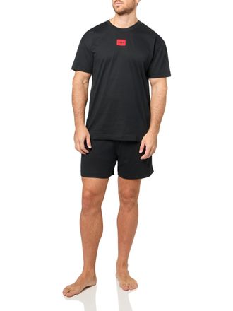 HUGO BOSS Herren Galaxy Pajama Set Pyjamaset, Dunkles Schwarz, X-Large (2er Pack)