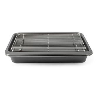 Russell Hobbs Stapelbares 7-teiliges Backset - PPG Skandia Extreme Antihaftbeschichtung, Backblech, Br&auml;ter, Backformen/-bleche, Karbonstahl, Edelstahl-Kochgitter