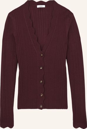 Reiss Reiss Strickjacke Vinny rot