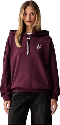 Liu Jo SweaT-shirt &agrave; capuche - Femme - Sweatshirts et sweats &agrave; capuche - Violet - Taille: 36 FR