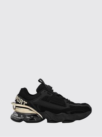 Plein Sport Low-Top-Sneakers Runner PS Thunder Mix aus Mesh mit gekerbter Sohle