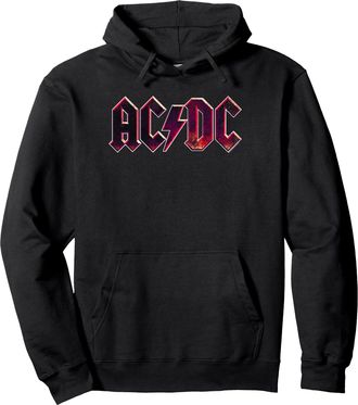AC/DC Offizielles AC/DC Raw Distressed Logo Band Hard Rock Pullover Hoodie