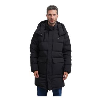 Calvin Klein Klassische Daunenjacke - - Coats - Herren - Schwarzk - L