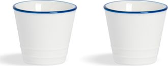 Nicola Spring Weiße Bauernhaus Eggbecher - 5cm - Pack Von 2