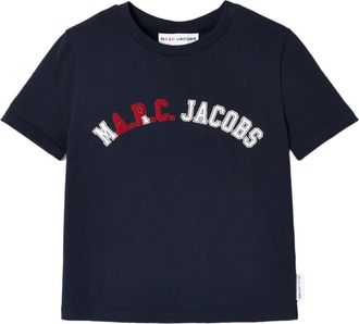 Marc Jacobs t-shirt à logo imprimé - Bleu