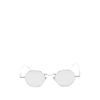 Chlo&eacute; CH0414S-002 Round Frame Silver Metal Sunglasses - Silver