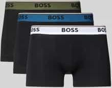 HUGO BOSS Trunks aus Baumwoll-Mix im 3er-Pack Modell TRUNK 3P POWER