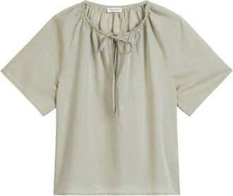Marc O'Polo Damen Bluse aus Baumwoll-Chambray