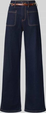 s.Oliver Black Label Regeular Fit Jeans mit Doppelg&uuml;rtel Detail Modell SURI