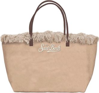 MC2 Saint Barth Femme, Sacs, Beige, Taille: ONE Size City Bag Mid Fringe
