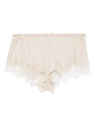 Carine Gilson short en soie - Tons neutres