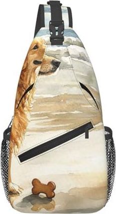 Generic Sac &agrave; bandouli&egrave;re pour chien de plage - Sac &agrave; dos de voyage pour homme - Sac &agrave; dos de randonn&eacute;e
