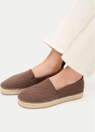 Calvin Klein Espadrilles Oblique Espadrille Aop HW0HW02933 Braun