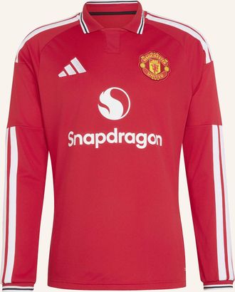 adidas Manchester United 26/27 Authentic Heimtrikot, Lang&auml;rmelig rot