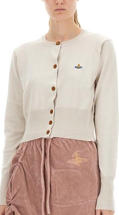 Vivienne Westwood Cotton-Cashmere Blend Cardigan - White