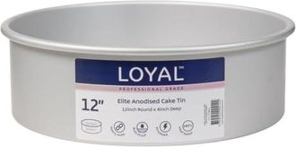 Loyal Elite Backform Extra Tief Rund 30 cm, Kuchenform Backblech Gleichm&auml;&szlig;ige W&auml;rmeverteilung f&uuml;r Mehrst&ouml;ckige Torten, Gestufte Kuchen Kuchenbackform - &Oslash; 30