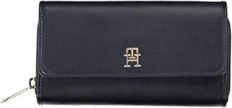 Tommy Hilfiger Femme, Accessoires, Bleu, Taille: ONE Size Portefeuille 5 Compartiments
