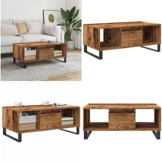vidaXL Couchtisch Altholz-Optik 90x50x36,5 cm Holzwerkstoff - Vidaxl