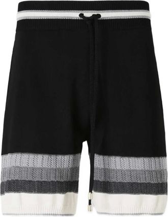 Amiri short à taille élastique - Noir