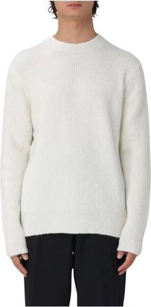 Paolo Pecora Homme, Pulls, Beige, Taille: XL Maglia Girocollo Basic