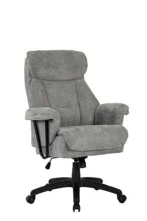 Duo Collection Chefsessel Mauro XXL | Microfaser in grau | Taschenfederkern | belastbar bis 150 kg