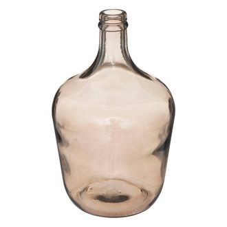 Atmosphera Atmosphera - Vase Dame Jeanne recyceltes Glas - H30 cm - Grau