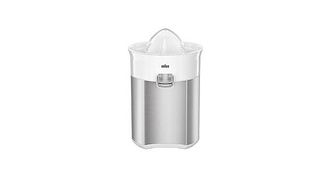 Braun CitrusQuick 5 CJ5050 WH, Presse-agrumes direct, bec anti-goutte, d&eacute;marrage/arr&ecirc;t automatique, facile &agrave; nettoyer, syst&egrave;me de service direct, avec couve