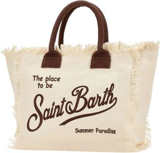 MC2 Saint Barth Femme, Sacs, Beige, Taille: ONE Size Vanity Tote Bag