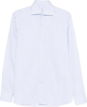 Borriello Homme, Chemises, Bleu, Taille: 3XL Striped Shirt