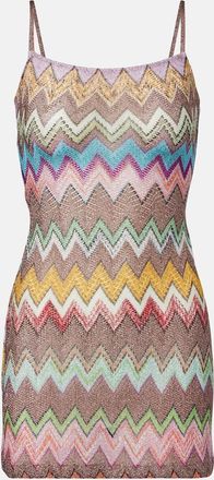 Missoni Minikleid aus H&auml;kelstrick