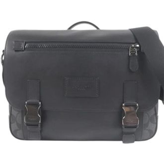 Coach Pre-owned Signature Truck Messenger Bag - Homme - Pre-owned - Noir - Taille: ONE Size