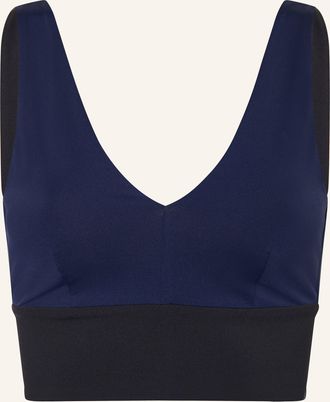 Mymarini Mymarini Bralette-Bikini-Top Yogatop Zum Wenden blau