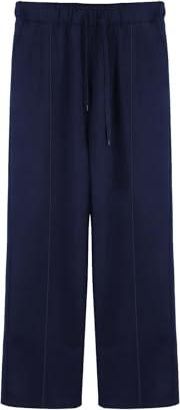 Generico Pantalon de surv&ecirc;tement pour femme dhiver pour femme avec cordon de serrage large, pantalon avec poches douces et confortables pour la course &agrave; pied, 