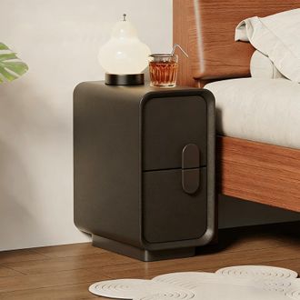 Generic Schmaler Nachttisch, Nachttisch Mit Schubladen, Massivholz, Bodenstehende Schrankbeine for Sofa-Beistelltisch, Tv-Schrank