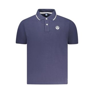 North Sails Polohemd Klassische Passform Kurzarm - - Tops - Herren - Blau - 3XL