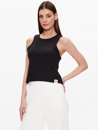 Calvin Klein Jeans Top J20J221055 Schwarz Regular Fit