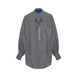 Mes Demoiselles... Jolvi Chemise - Femme - Blouses et Chemises - Gris - Taille: 36 FR