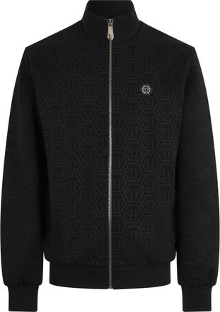 Philipp Plein Tracksuit Jacket Jacquard Monogram Paisley