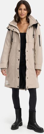 Marikoo Winterjacke MARIKOO Anoukaa, Damen, Gr. XXL, light taupe, Obermaterial: 100% Polyester; Futter: 100% Polyester; Wattierung: 100% Polyester; &Auml;rmelfutte