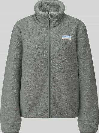 Only Regular Fit Fleecejacke mit Rei&szlig;verschluss Modell EVA