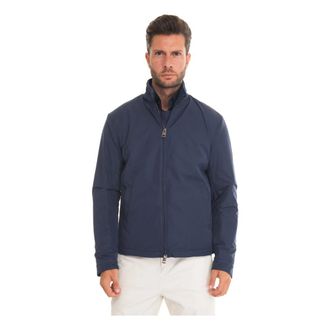 Kired Kurze Wollgef&uuml;tterte Jacke- wasserabweisend - - Jackets - Herren - Blau - L
