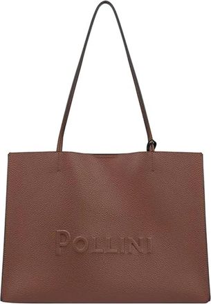 Pollini Femme, Sacs, Brun, Taille: ONE Size Aurora Tote Bag