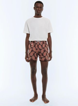 Fursac Short de bain &agrave; motif paisley - Taille XL - Homme