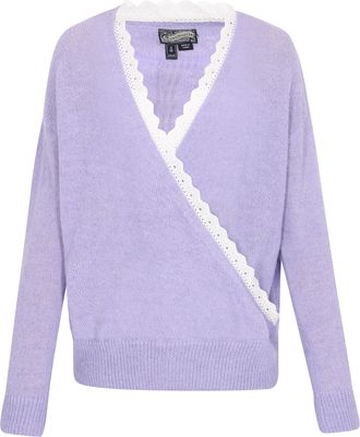 Dreimaster Dreimaster Pullover Frauen helles Lavendel