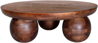 BOBOCHIC Bobochic - Table basse D.100 cm aline bois massif de manguier