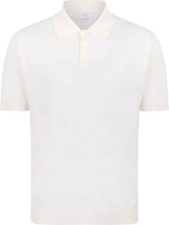Malo Homme, Tops, Blanc, Taille: XL Polo en maille