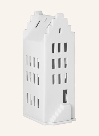 R&auml;der R&auml;der Dekofigur Lichthaus Giebeldach Mit Teelichthalter weiss