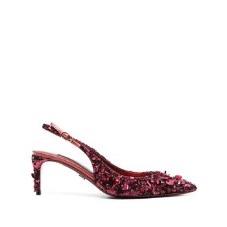 Dolce & Gabbana Femme, Chaussures, Rouge, Taille: 38 EU Bordeaux Paillet Salon Accessoires Cheveux