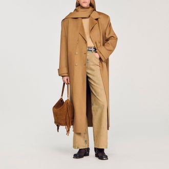 Sandro Oversize-Wollmantel