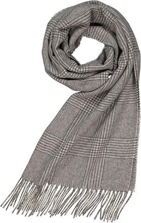 Eagle Herren Schal grau Kashmere-Wolle gemustert